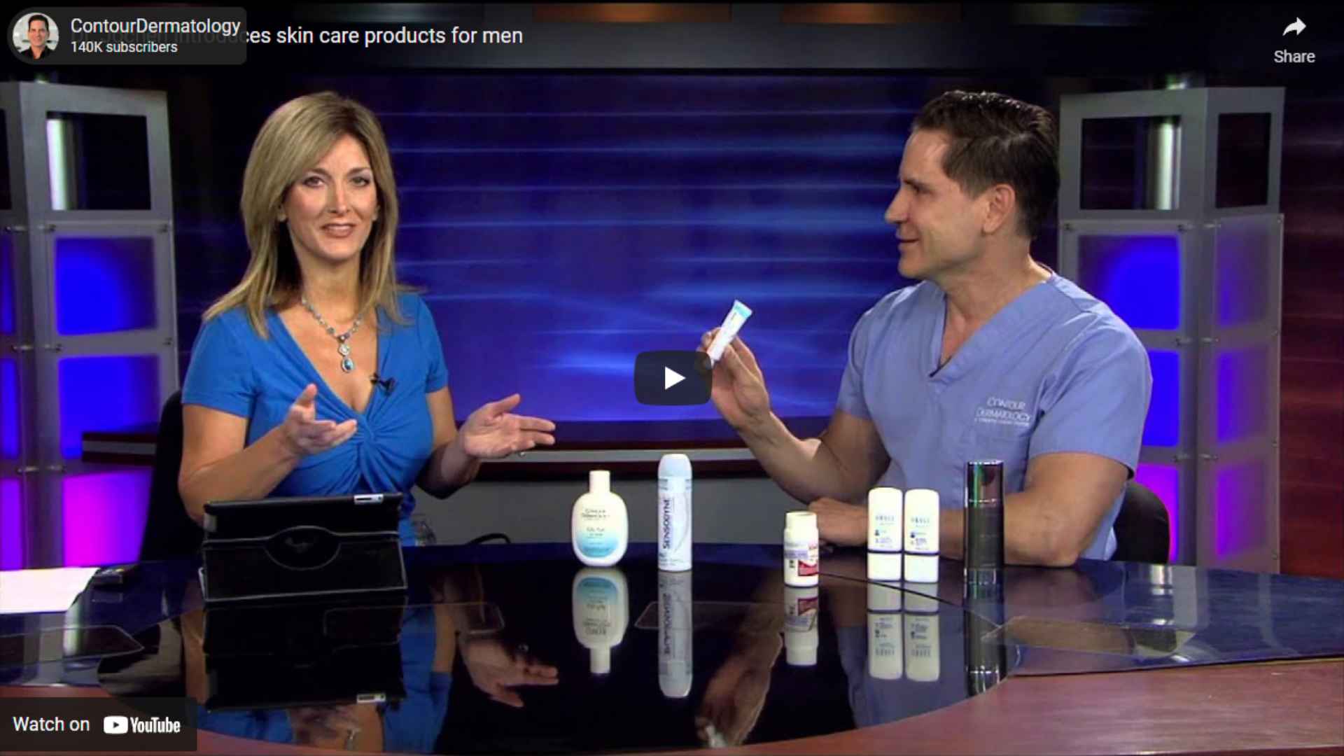 Dr.Timothy Jochen introduces skin care products for men